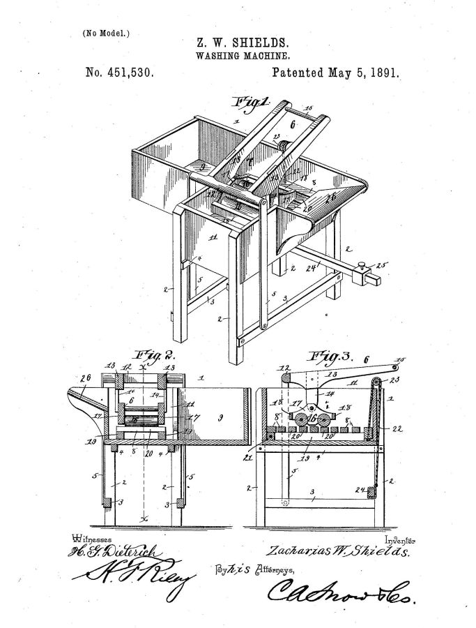 Washing Machine Blueprint Little Laundry: Portable Top-Loading Mini ...